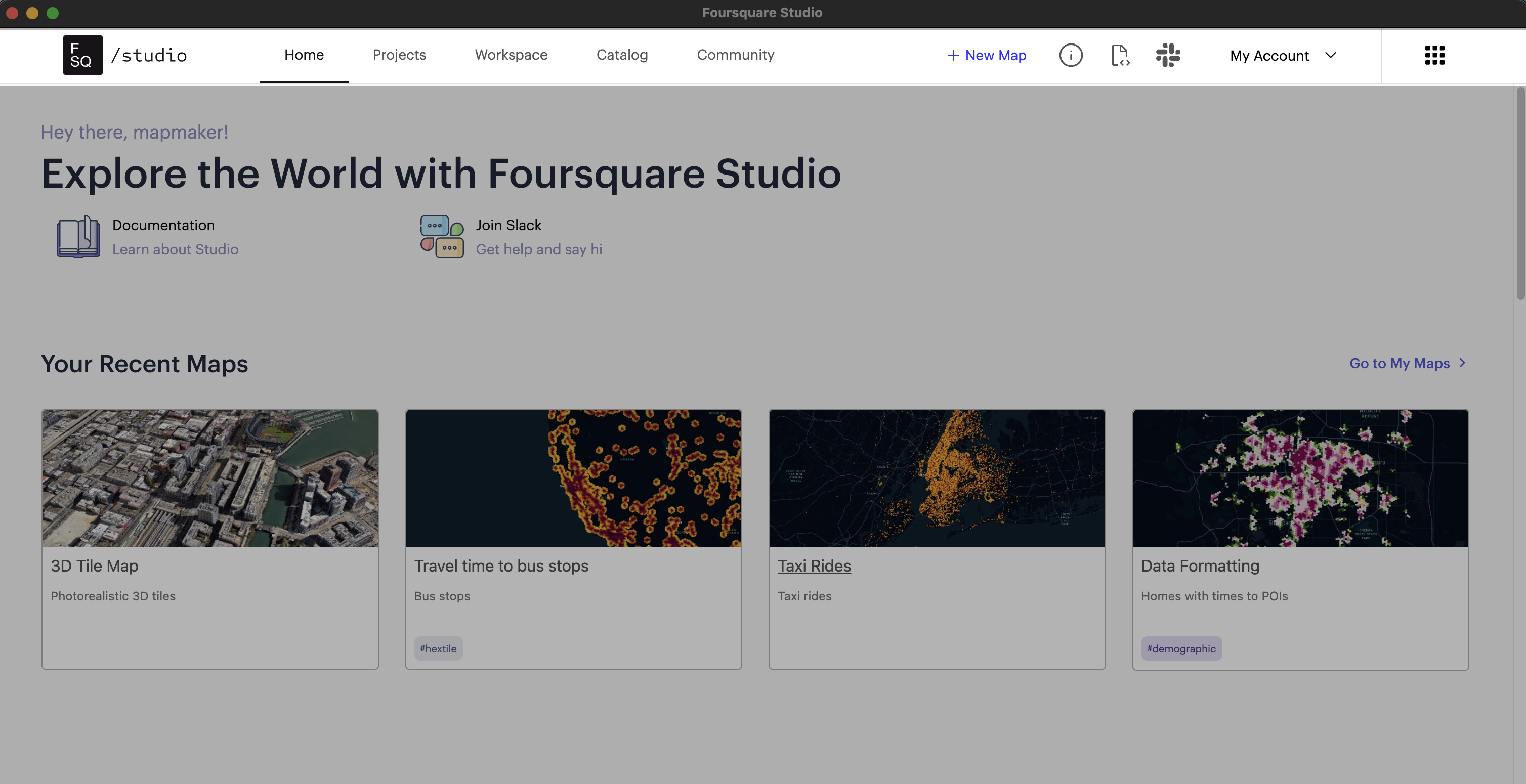 Foursquare Website Designs